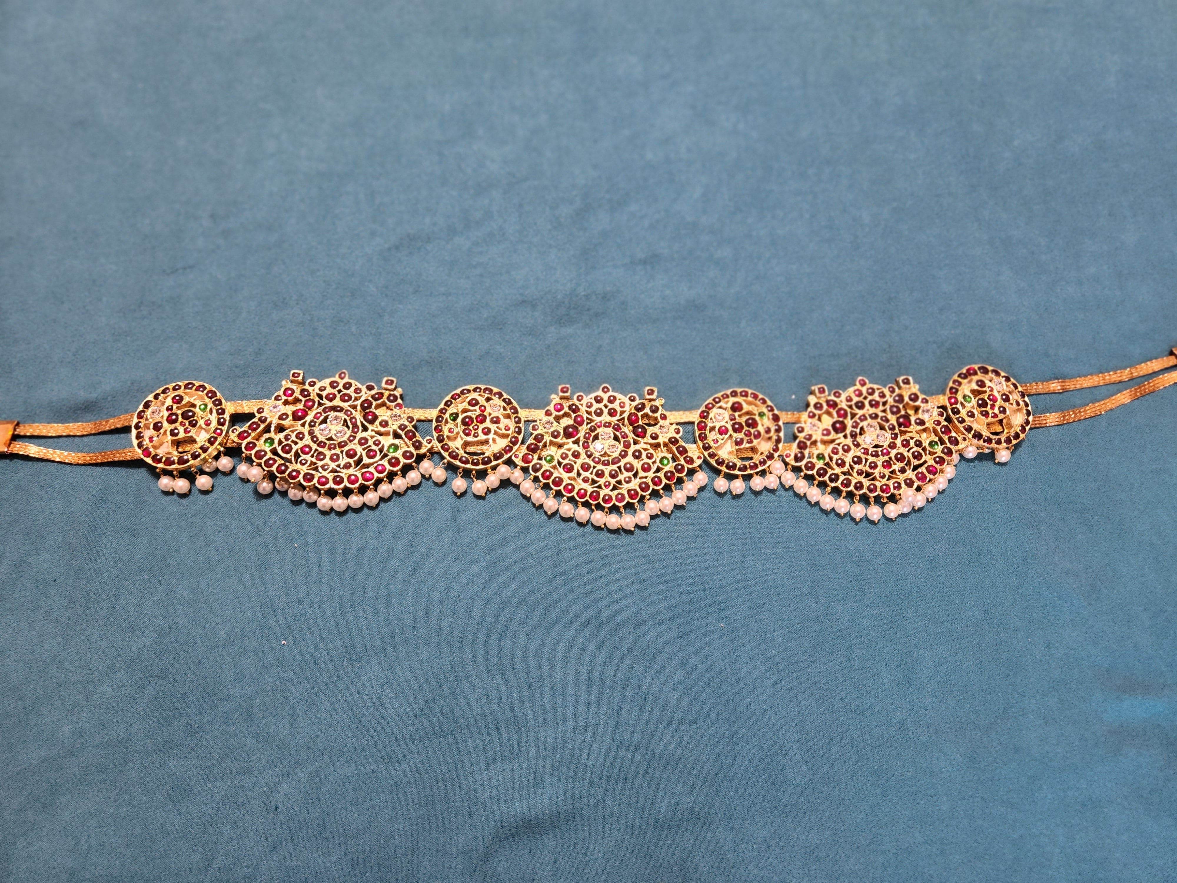 Pendant/Pathakkam Hip Belt | Original Temple Jewelry – Shanthi Tailors