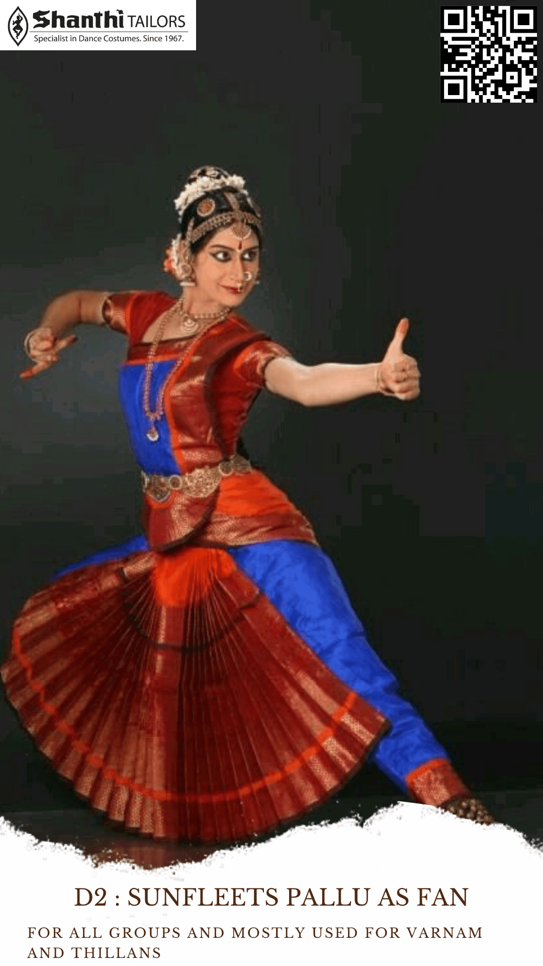 Dance Costume - Bharatanatyam – Shanthi Tailors